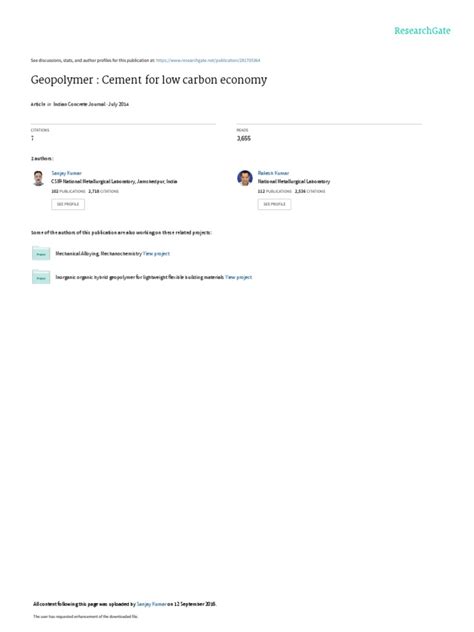 29 Sanjay Kumarand Rakesh Kumar Pdf Cement Concrete