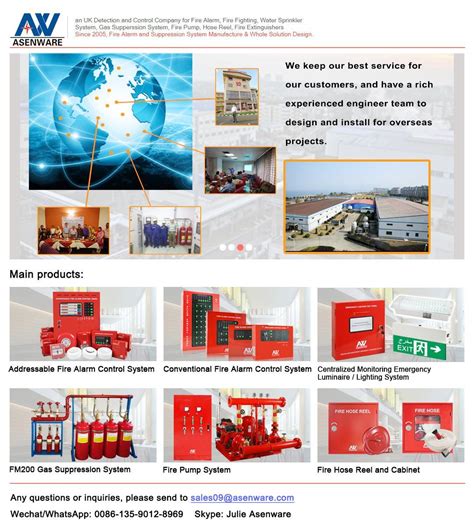 Swing Cao On Linkedin Asenware Fire Equipment Fire Detection Fire Protection Contact…