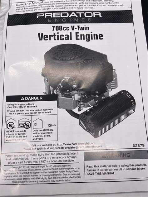 Preadtor 22 Hp 708cc V Twin Vertical Shaft Riding Mower Engine Epa