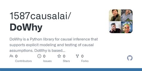 Github 1587causalaidowhy Dowhy Is A Python Library For Causal