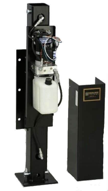 Eq Systems Aj70 Series Single Leg Hydraulic Trailer Jack