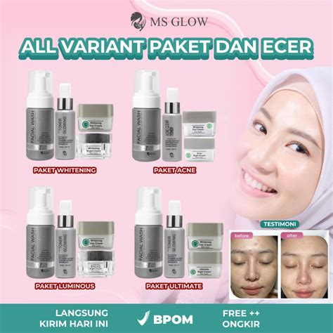 Jual Ms Glow Beauty Paket New And Paket Lama All Variant Mengatasi