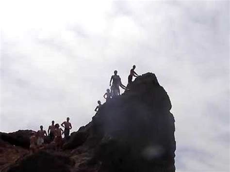 Vanessa Cliff Jump At Copper Canyon Youtube