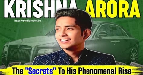 Krishna Arora Net Worth A Detailed Insight Digilocker Digilocker