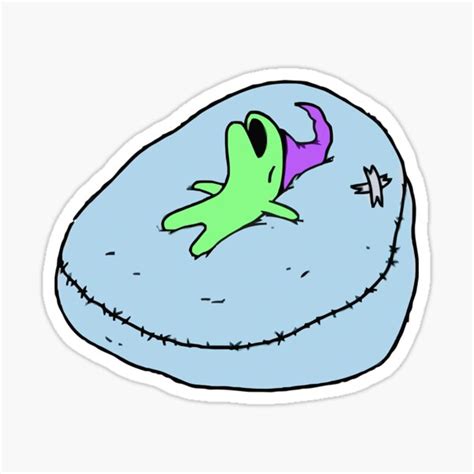 Glep Sleeping Smiling Friends Sticker For Sale By Zakariaribbq