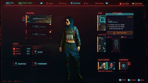 Invisible Gear No Longer Applying Armor Bonus Rcyberpunkgame