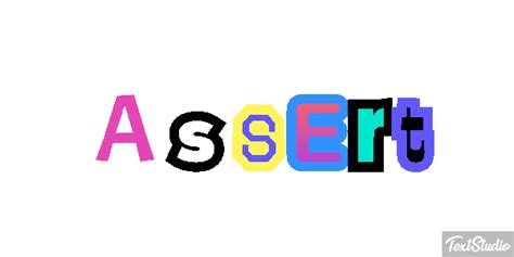 Assert Word Animated Logo Designs Assert Word Animated Logo Designs