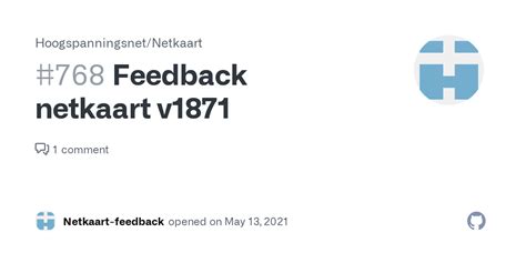 Feedback Netkaart V1871 · Issue 768 · Hoogspanningsnetnetkaart · Github
