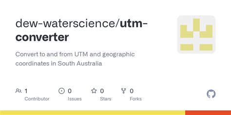 Github Dew Waterscienceutm Converter Convert To And From Utm And