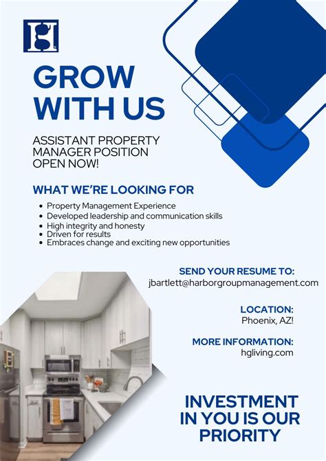 I Am Hiring For An Assistant Property Manager Position At My Property Located In Phoenix Az As