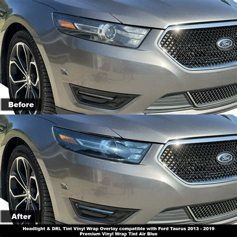 Crux Moto Headlight And Drl Tint Vinyl Wrap Overlay Light Smoke 50