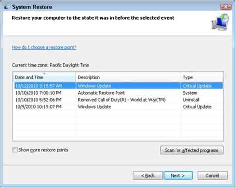 How To Restore Your Windows System To An Earlier Point Dummies