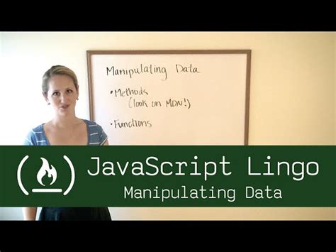 javascript lingo manipulating data