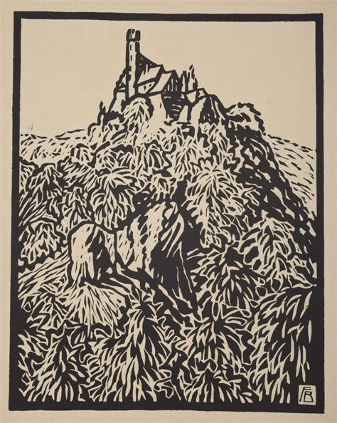 Sold At Auction Fritz Bleyl Fritz Bleyl Schloss Gößweinstein 19131914