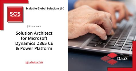 solution architect microsoft dynamics 365 ce and power platform f m d
