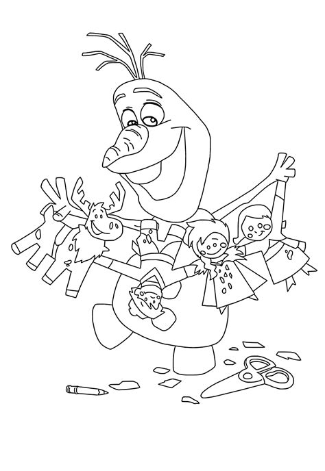 Dibujos Para Colorear De Frozen Bebe