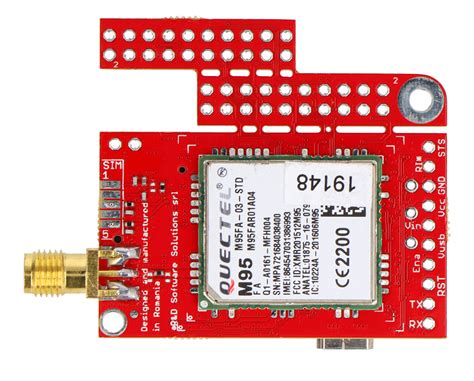 2ggsm Module U Gsm Shield V219 M95fa For Arduino And Raspberry Pi