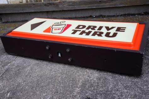 Dp 240508 92 Dd Dunkin Donuts Drive Thru Sign Jacks Mart