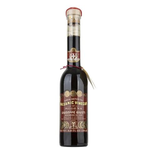Giuseppe 3 Gold Medal Balsamic Vinegar Riccardo 250ml Red Label