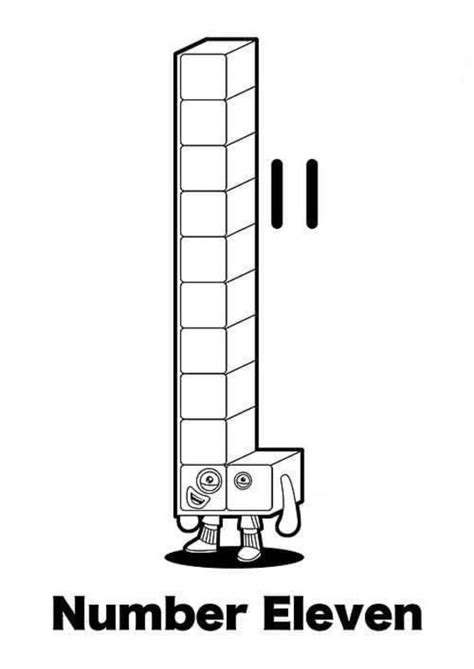 Omalovánky K Vytisknutí Numberblocks Omalovanek Cz