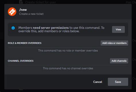 Bug Commands Require `administrator` Permissions By Default · Issue 435 · Discord Ticketsbot