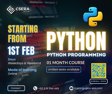 Learn Python In 1 Month With Csera Csera Posted On The Topic Linkedin