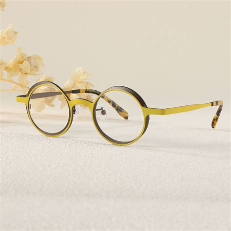 Neoco Round Yellow Glasses