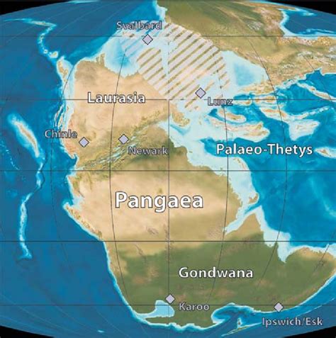 Triassic Period Map