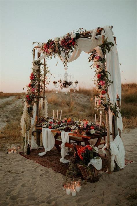 Bohemian Wedding Aech Ideas For Fall Weddings Desert Wedding Wedding Arch Outdoor Wedding
