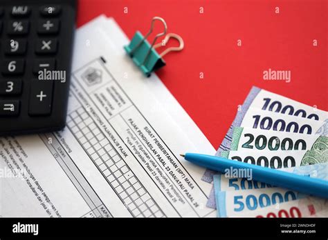 Indonesian Tax Form Notification Letter Spt For Income Tax Period