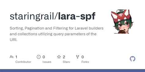 GitHub Staringrail Lara Spf Sorting Pagination And Filtering For