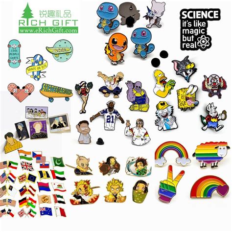 Wholesale Custom Soft Hard Enamel Manufacturer Souvenir National Flag