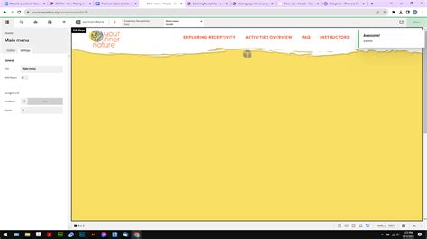 2nd Menu Bar Not Showing On Front End Support Themeco Forum