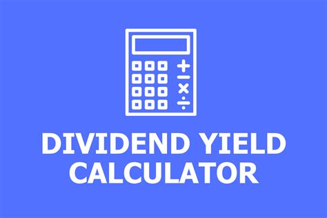 Dividend Yield Calculator Techcube