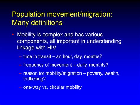 PPT Cross Border Movement Migration And HIV Opportunities And Challenges PowerPoint