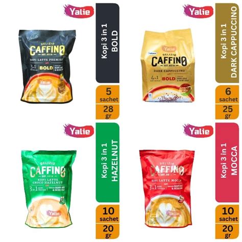 Caffino Latte Classic Contents 10 Caffino Choco Hazelnut Contents 10