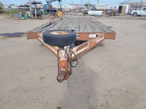 1983 Assembled Ta Flatbed Trailer Bigiron Auctions