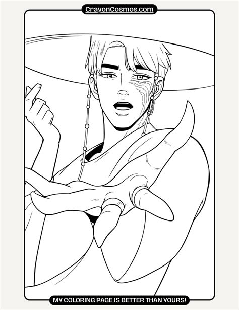 35 Saja Boys Coloring Pages For Adults And Teens K Pop Demon Hunters