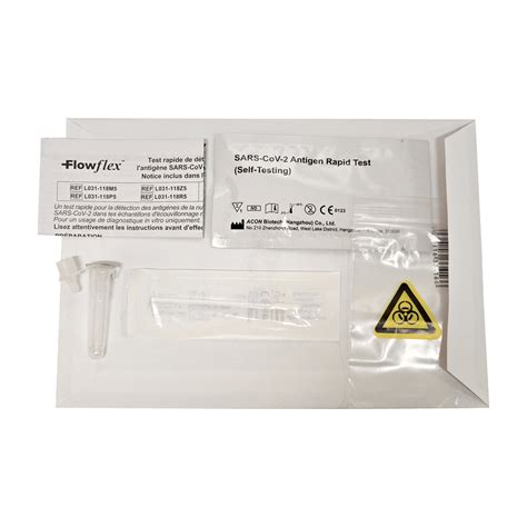 Flowflex Sars Cov 2 Antigen Rapid Test Self Testing 1 Complete Set
