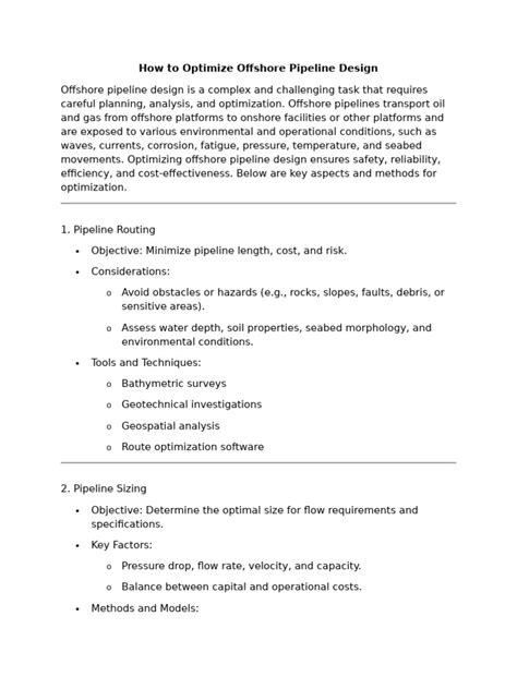 Offshore Pipeline Design Guide Pdf Offshore Wind Power Reliability Engineering
