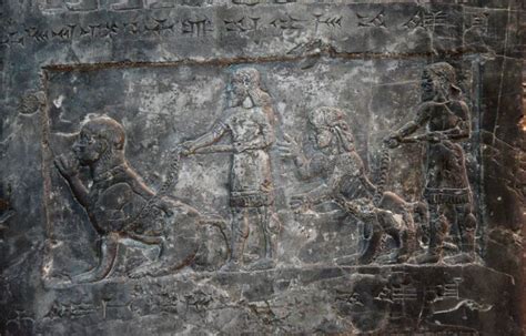 The Black Obelisk Of Shalmaneser Iii At The British Museum Ancient