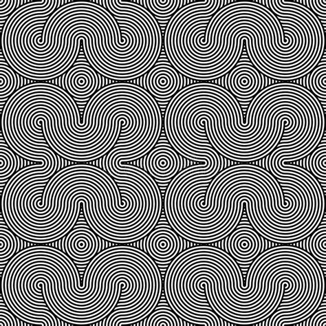 Vector Abstract Seamless Patternmodern Geometric Backgroundrepeated Monochrome Pattern With