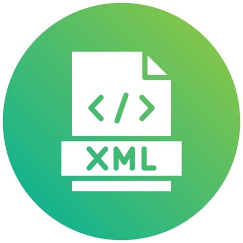 Premium Vector Xml Vector Icon Design Illustration