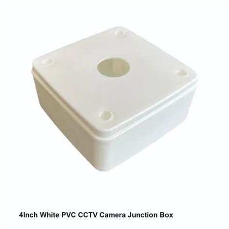 4 Inch White Pvc Cctv Camera Junction Box At ₹ 95piece Cctv Outdoor