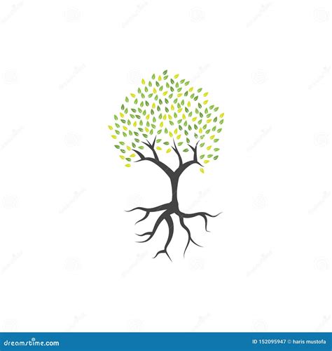Tree Clip Art Graphic Design Template Vector Isolated Stock Vector Illustration Of Environment