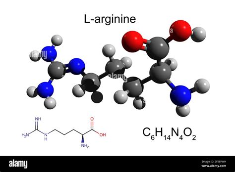 Chemical Formula Structural Formula And 3d Ball And Stick Model Of L