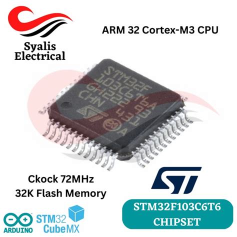 Jual Chip Stm32f103c6t6a Stm32f103c6t6 Chipset Stm32 Ic Syalis