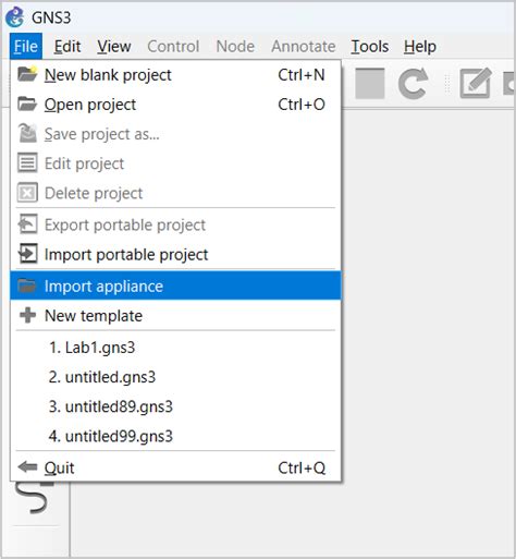 Adding A MikroTik Appliance In GNS Mastering Enterprise Networks E