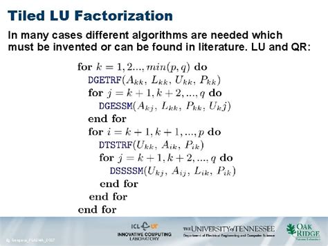 Plasma Parallel Linear Algebra For Scalable Multicore Architectures