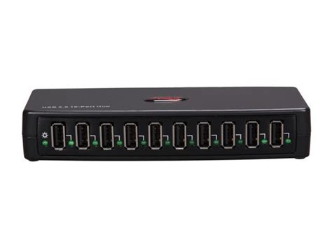 Rosewill Rhb 500 10 Port Usb 2 0 Hub